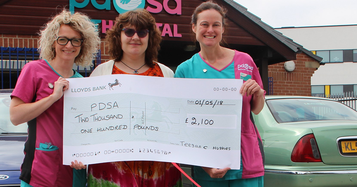 Nottingham animal lovers raise over £2k for poorly pets - PDSA